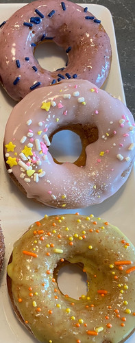 1 dozen vegan iced donuts | daisy donuts