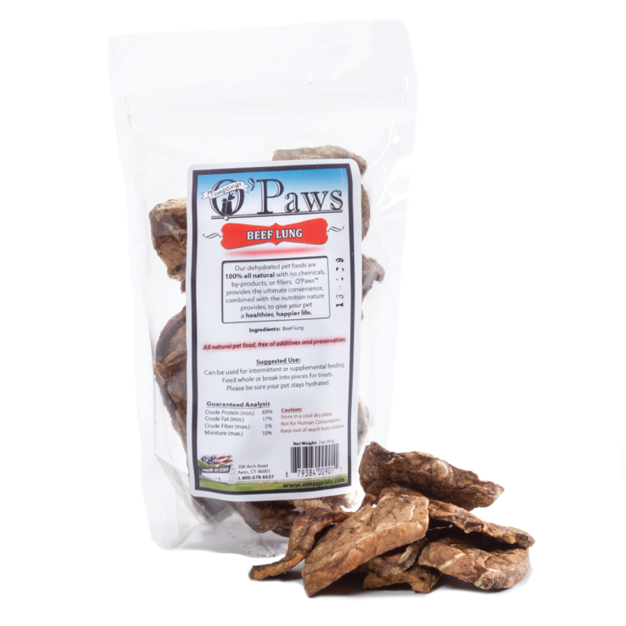 Dehydrated Beef Lung - 8 oz Case | World Of Paws