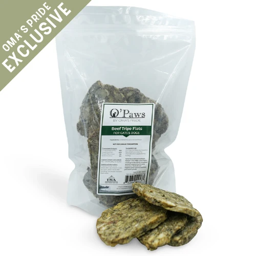Beef Tripe Flats - 16 oz Case | World Of Paws