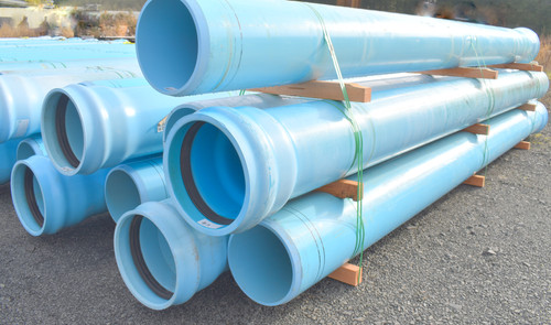 PVC C900 Pipe, 16 inch - 20ft, 16 DR 18 EB, un-used | Mysite