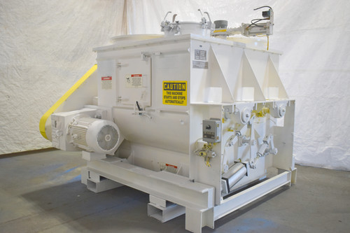 Twin shaft overlapping paddle mixer, 40HP, Double Shaft mixers | Mysite