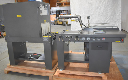 used Eastey shrink tunnel &wrapper with bulk roller unit | Mysite