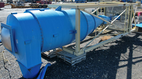 6FT Dust cyclone, explosion vent, airlock/feeder, support stand | Mysite