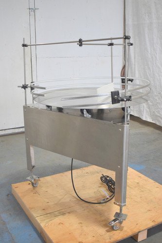 E-Pak machinery 40” rotary stainless turn table | Mysite