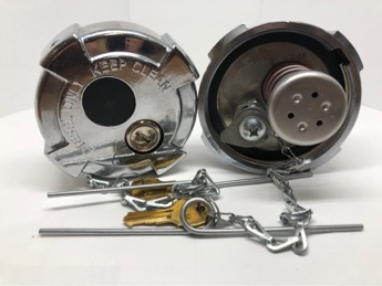 FTA-C-50C Kenworth Semi Truck Locking Chrome Plated Vented Diesel Fuel ...