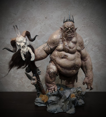Goblin King Hobbit Yüzüklerin Efendisi Boyalı Figür Büyük Boy 25 Cm ...