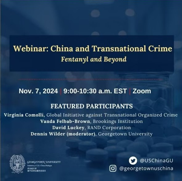 China and Transnational Crime: Fentanyl and Beyond