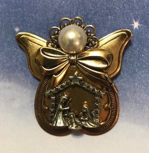 Nativity Angel Pin #210 | Angel Designs