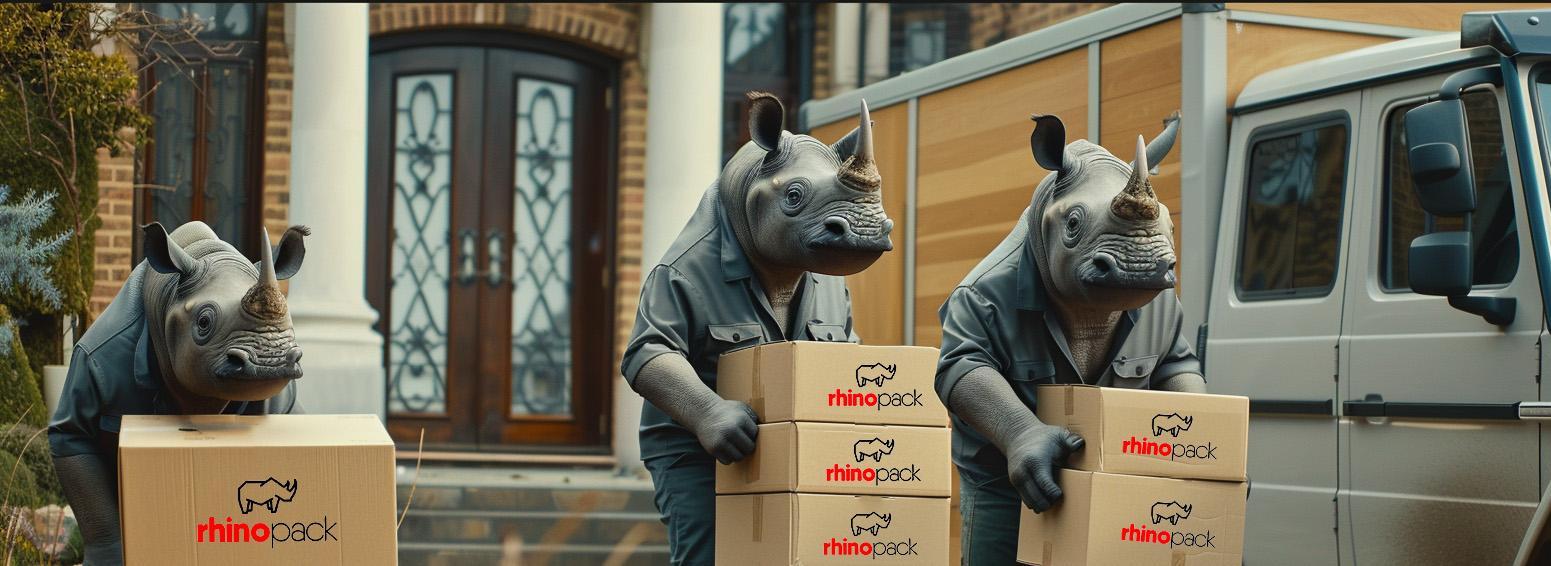 House Removal Boxes | Strong Moving Home Box | RhinoPack Cardboard Box ...