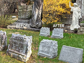 memorial stone cleaning