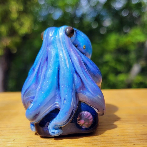 glass octopus miniature sculpture | theglasspumpkin