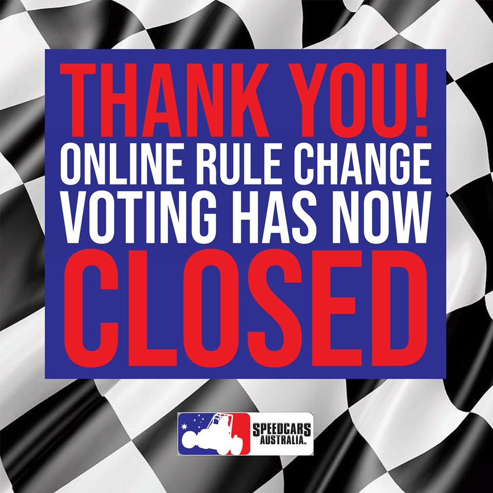 ONLINE VOTING HAS NOW CLOSED