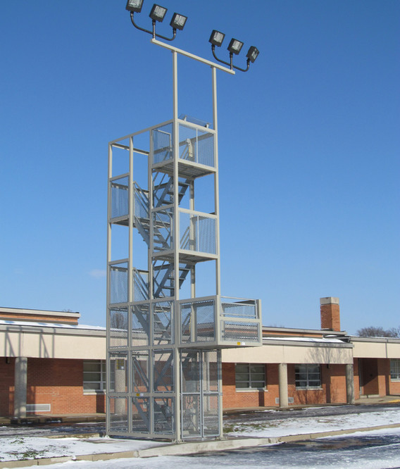 Fixed with Stairs | Field Towers