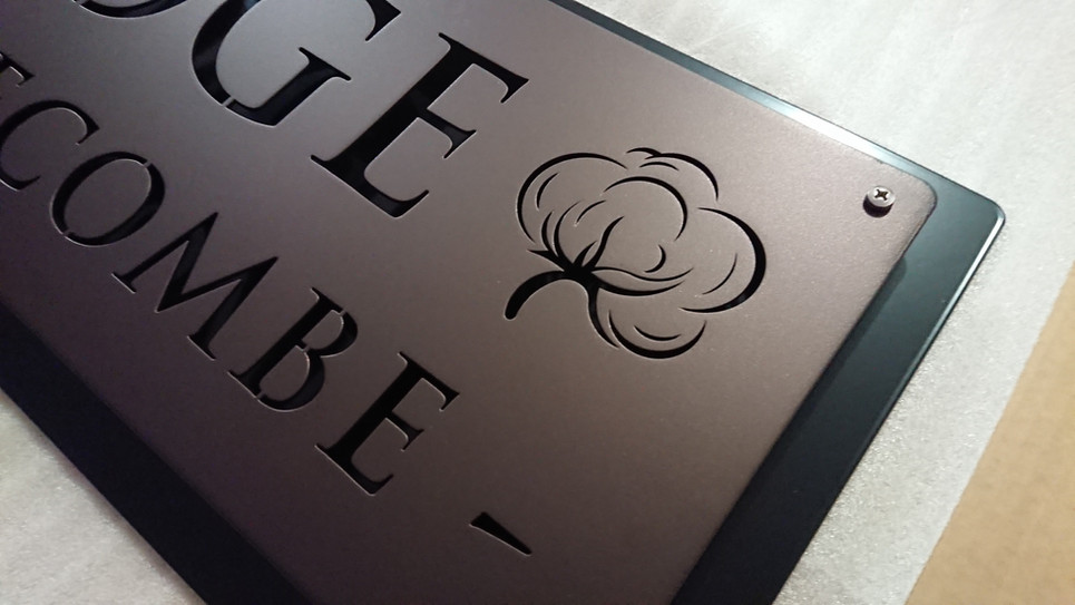 Custom Powder Coated Signage | Debney Design