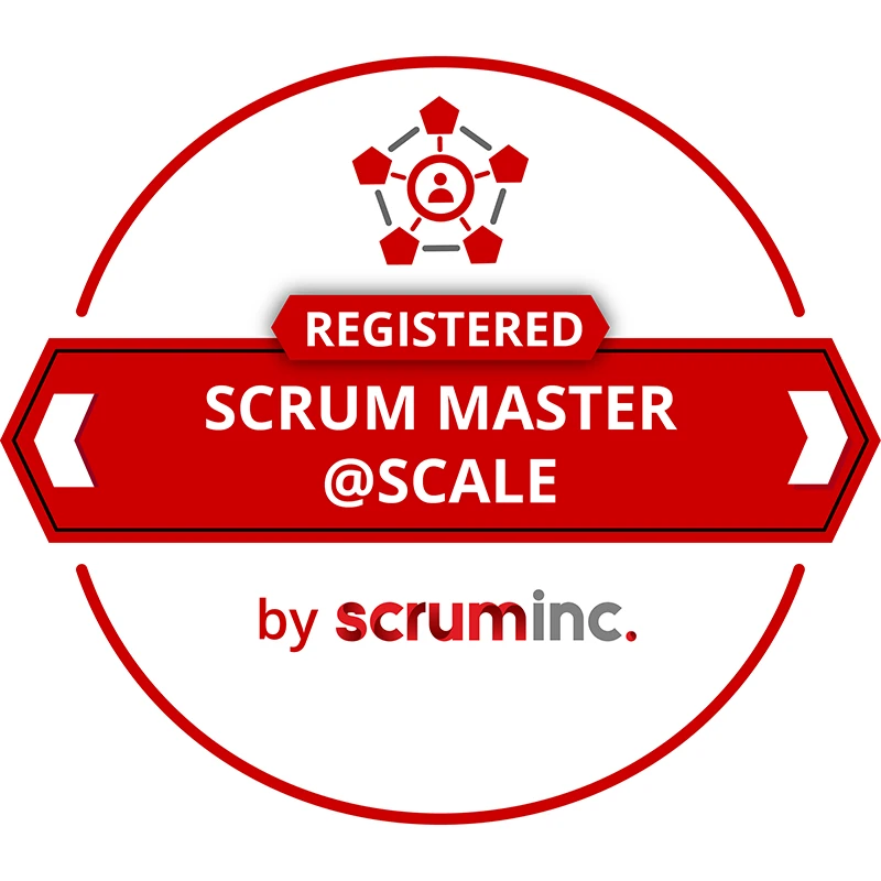 Registered Scrum Master@Scale | Agilizar