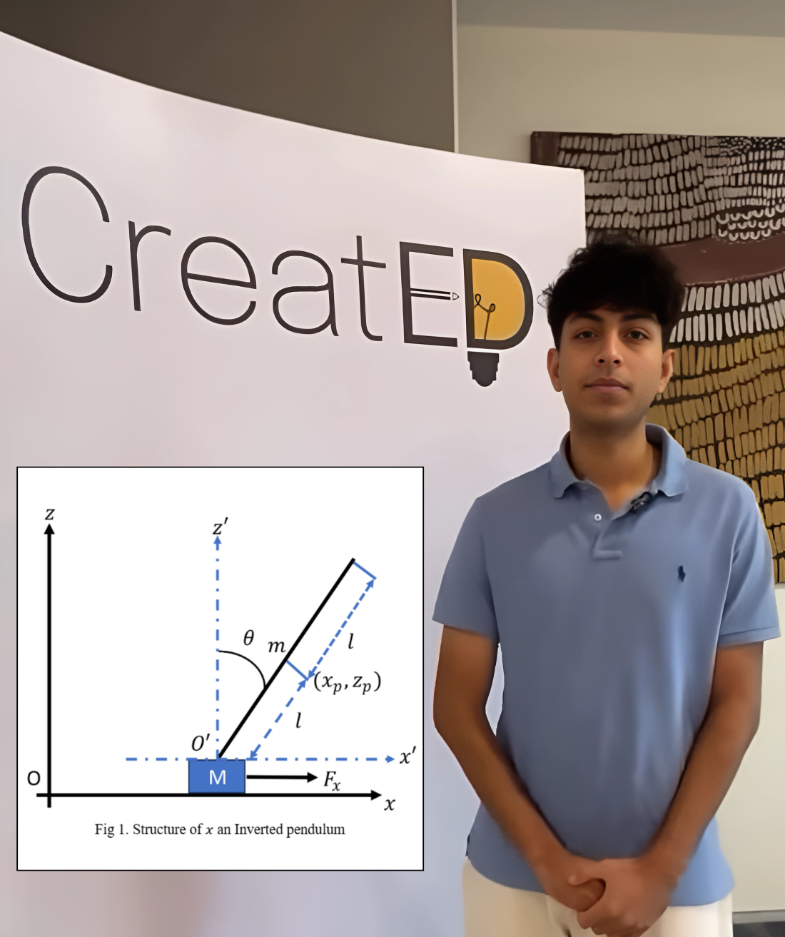 Robust PID controller for an inverted pendulum
