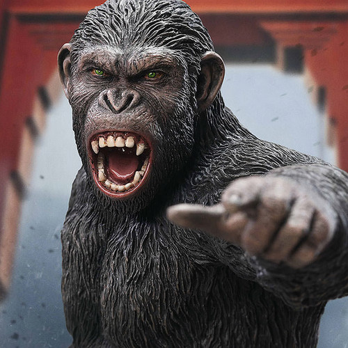 Rise Of The Planet Of The Apes - Caesar 2.0 Deluxe 1/6 Scale Statue ...