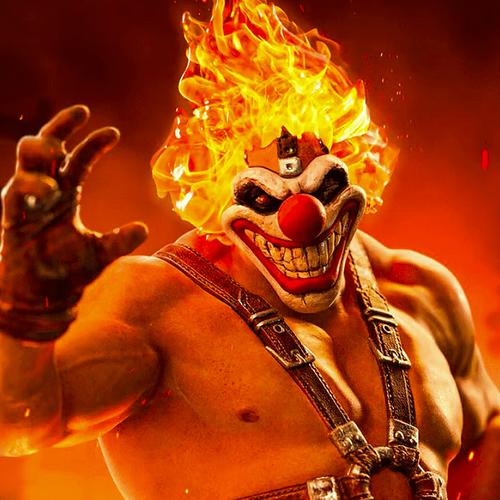 Twisted Metal - Sweet Tooth Needles Kane 1/10 Art Scale Statue - Iron ...