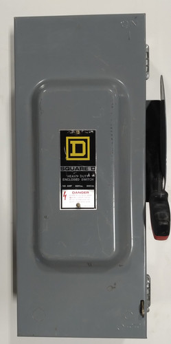 Square D Non Fused Disconnect, 600V 30 Amp | Montana Automation