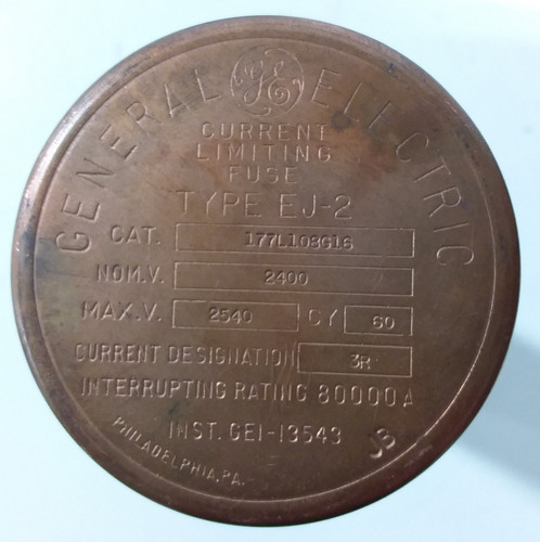 GENERAL ELECTRIC Fuse Type EJ-2 | Montana Automation