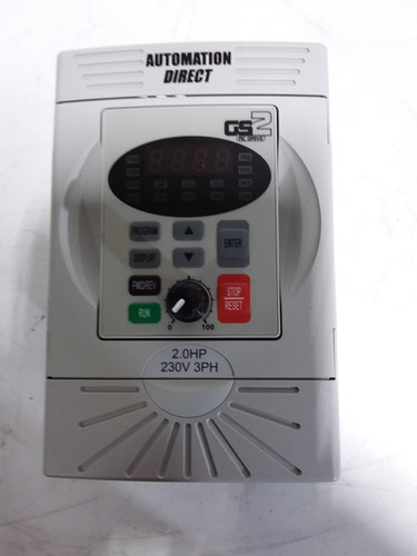 Automation Direct GS2-22P0 General Purpose AC Drive 230VAC, 10A, 3 ...