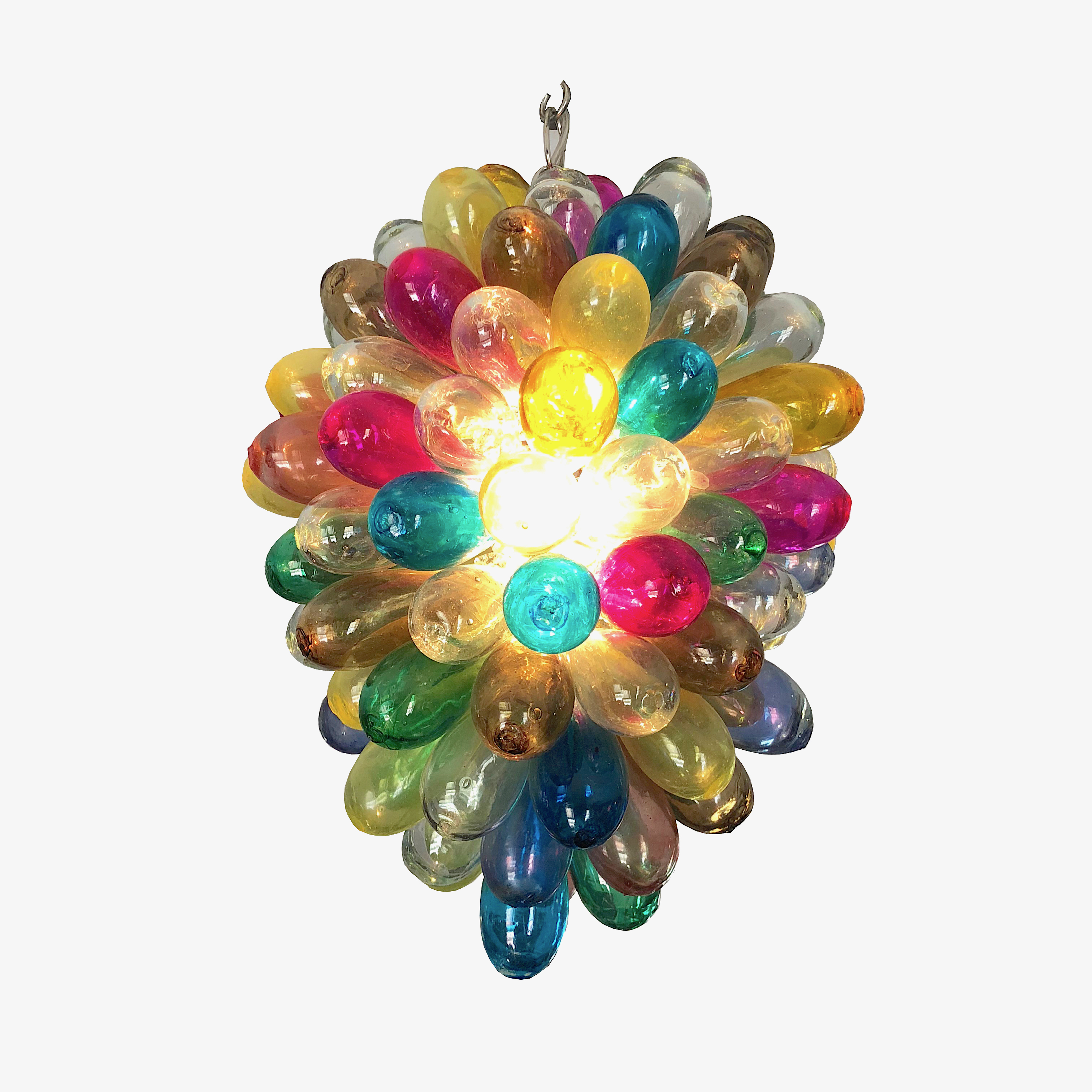 Alkhayat fine art furniure, Light fixture of Syrian handblown glass