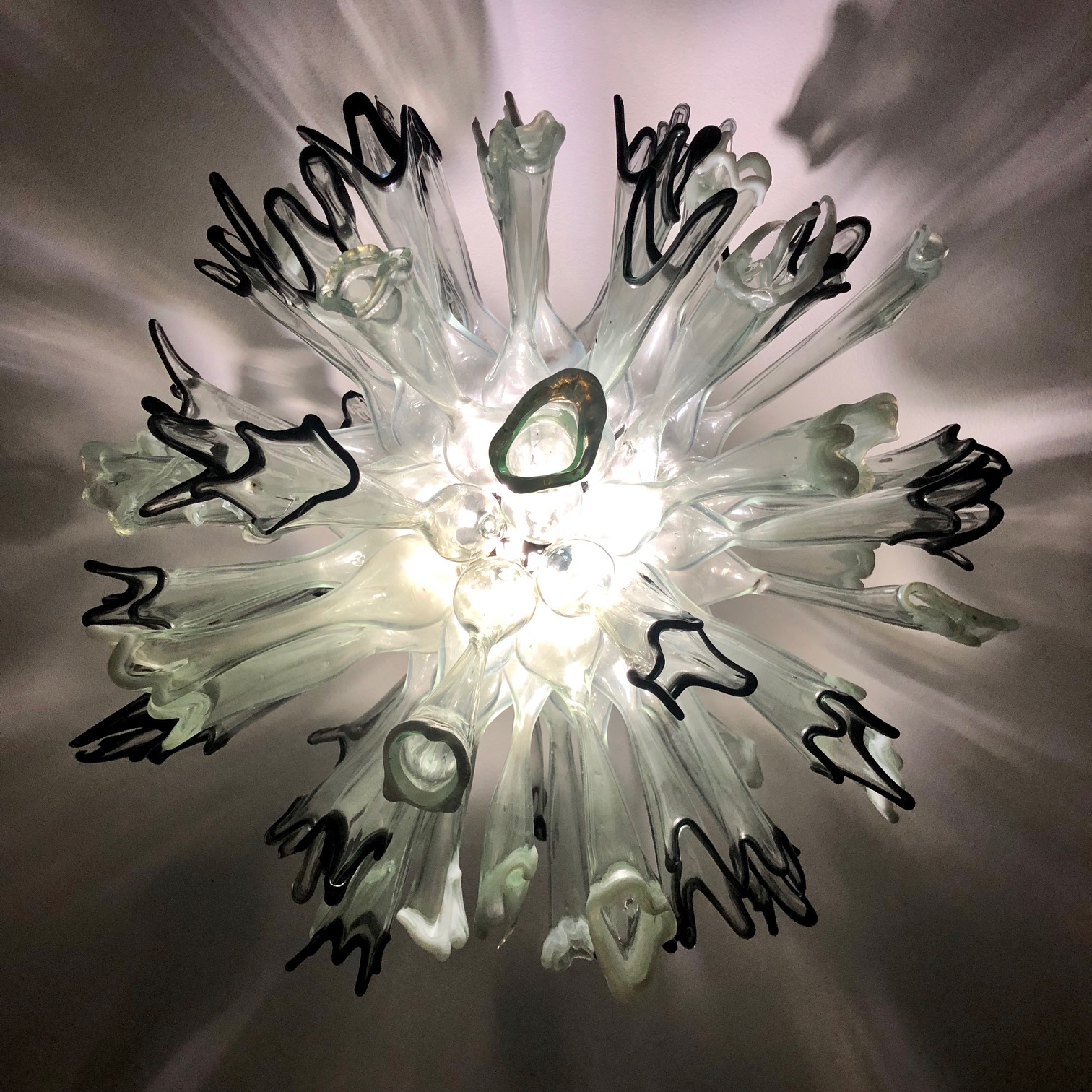 Alkhayat fine art furniure, Light fixture of Syrian handblown glass