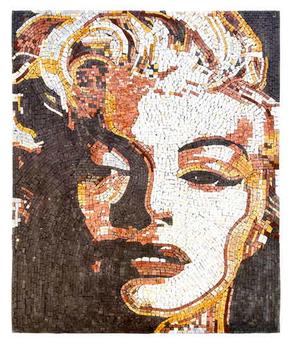 Roman style marble mosaic inlay portrait #2342 | Alkhayat Furniture
