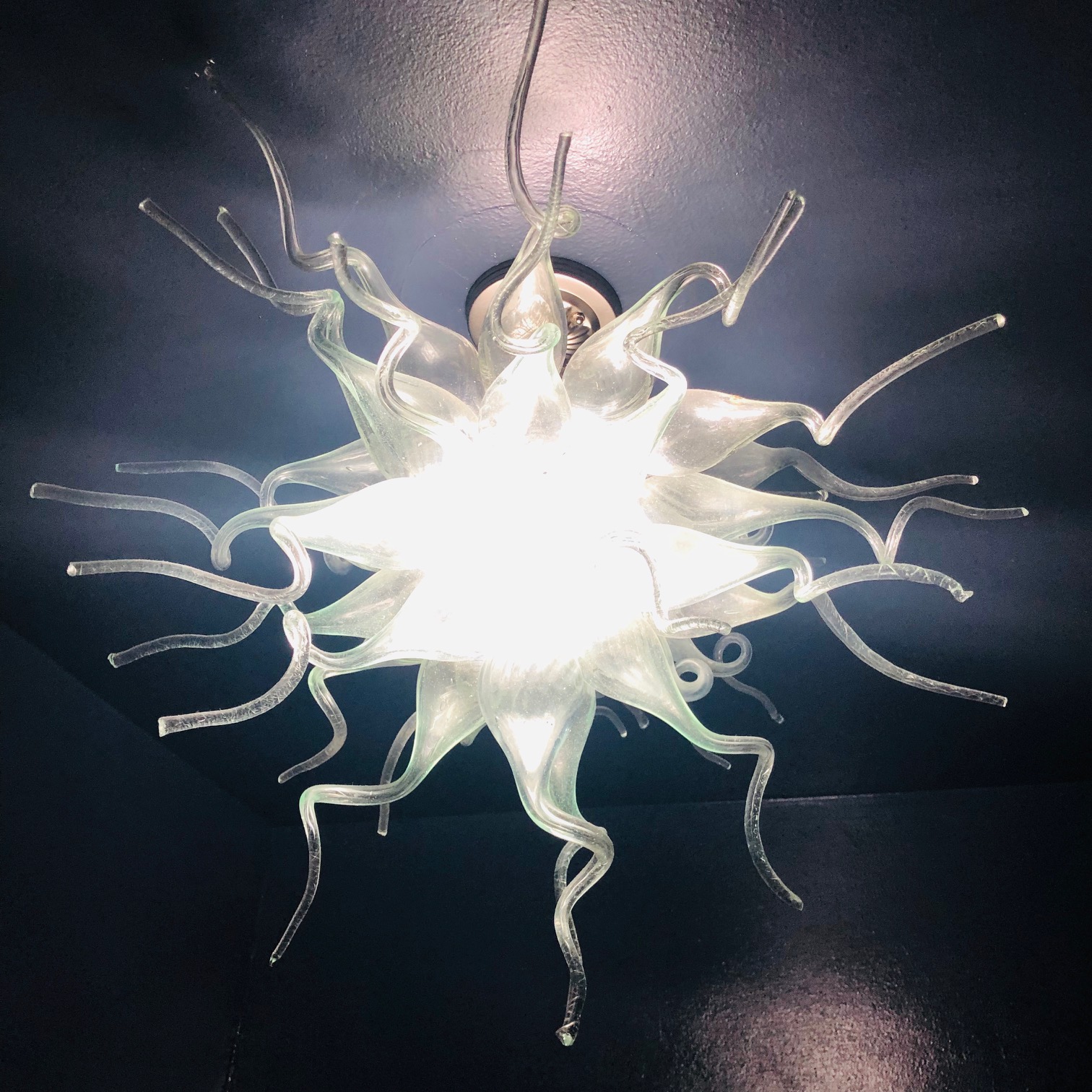 Alkhayat fine art furniure, Light fixture of Syrian handblown glass