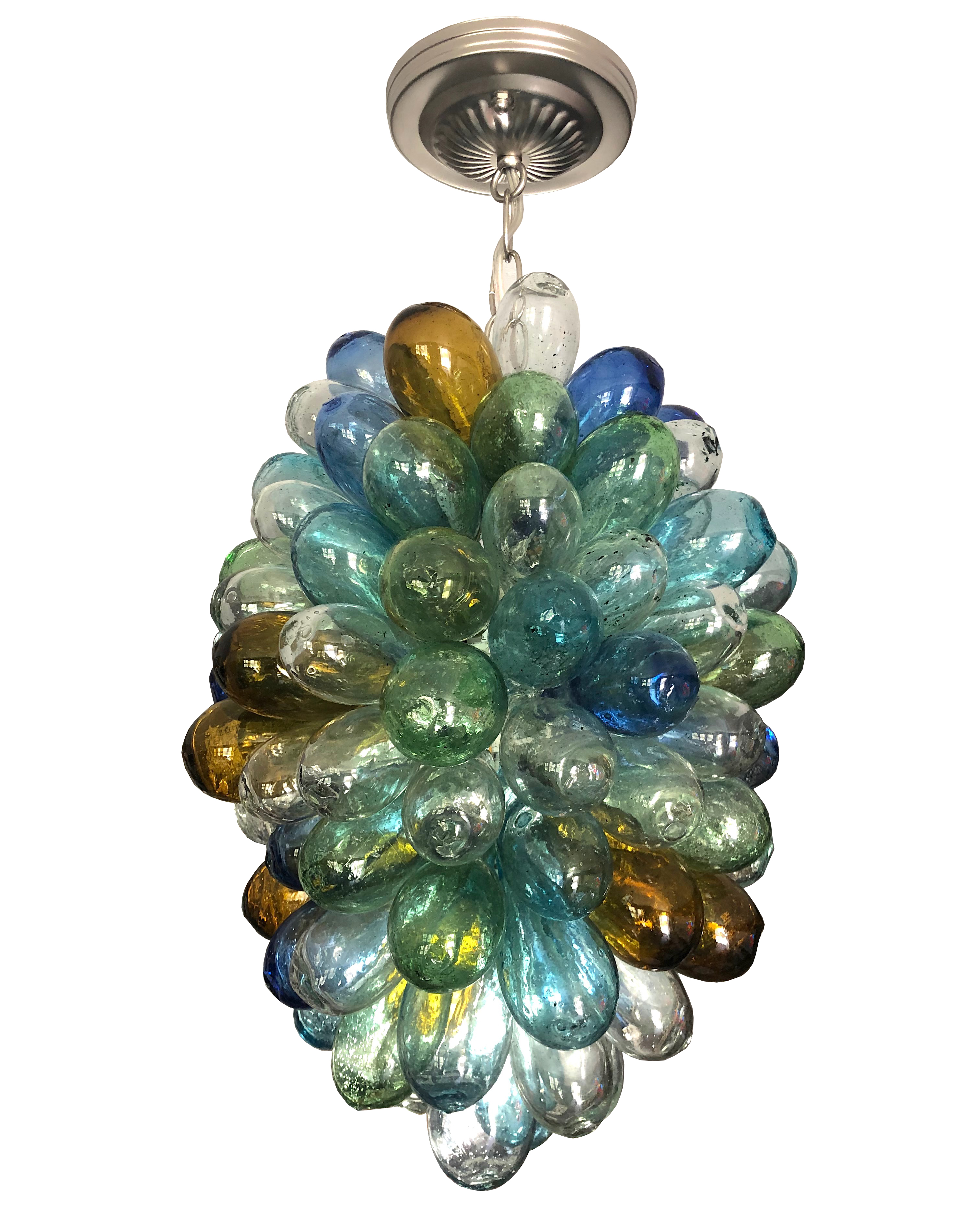Alkhayat fine art furniure, Light fixture of Syrian handblown glass