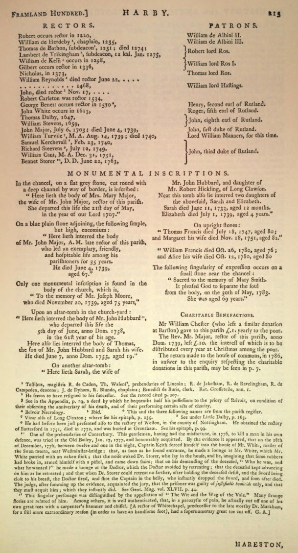 John Nichols on Harby Leicestershire