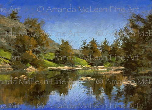 Murrumbidgee River at Dog Trap Crossing | Amanda McLean Artist