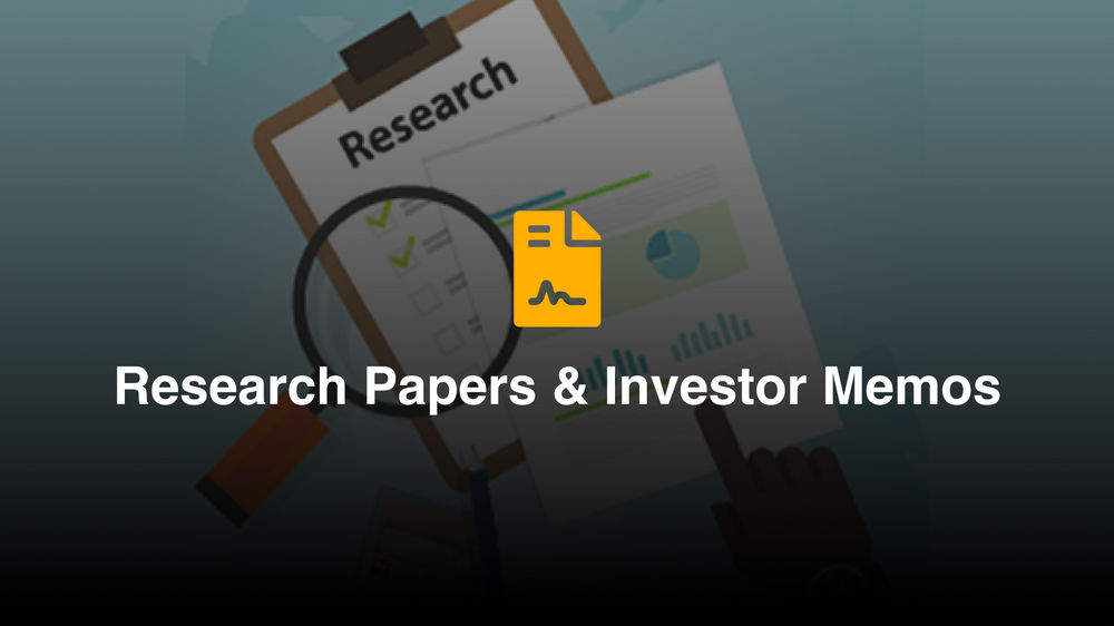 Research Paper & Investor Memo | FinnacleShahClasses