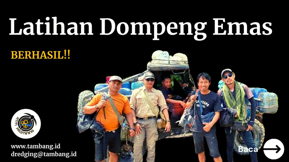 Latihan Dompeng Emas di Sulawesi