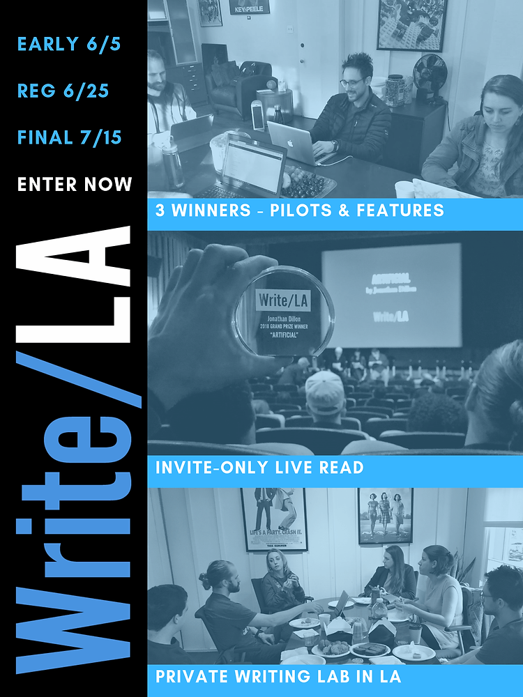 The 2019 Write/LA Screenwriting Competition is Open for Entries!