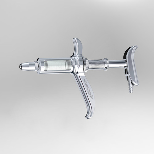 Phillips Silver Metal 5ml Variable Dose Tube Fed Injector | Datamars UK