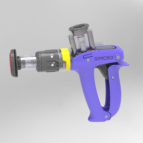 Simcro VS 2.0 mL Tube Fed Injector, 1" Needle Guard | Datamars UK