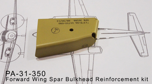 PA-31 Wing Spar Repair Kit (4 pieces) SB 1260 EXEMPTION | airframe ...