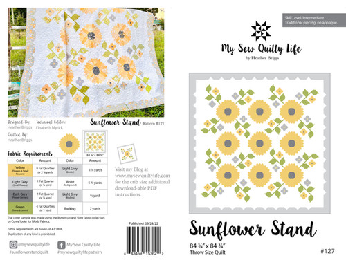 Sunflower Stand Quilt PDF Pattern | Mysite