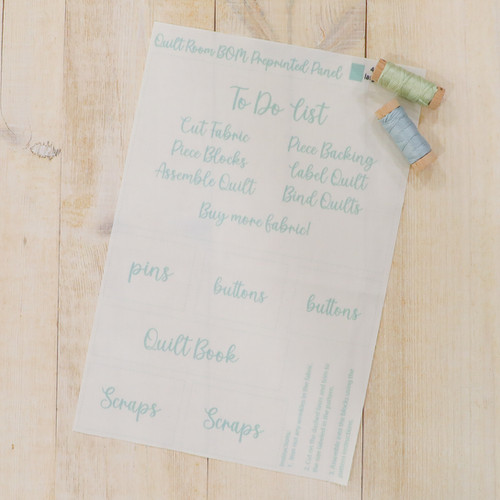 Quilt Room BOM Preprinted Panel | Mysite