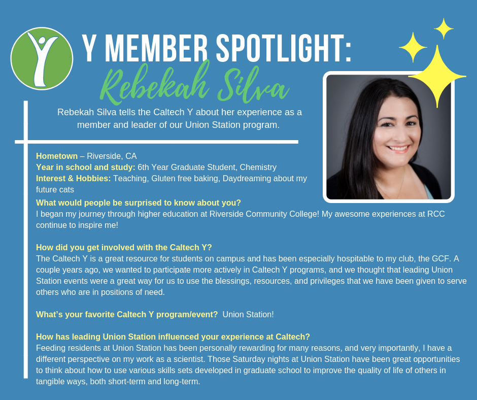 Caltech Y Student Spotlight - Rebekah Silva