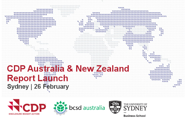 Event: Launch of CDP Regional Report & Findings - 26 February