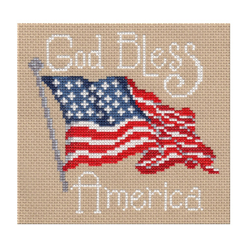 American Flag Cross Stitch Pattern - PDF Pattern | Stitchery Barn
