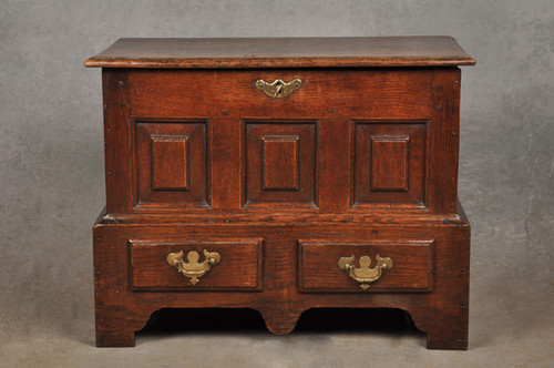 Small 18th Century Welsh Oak Coffer Bach | Holmes Antiques