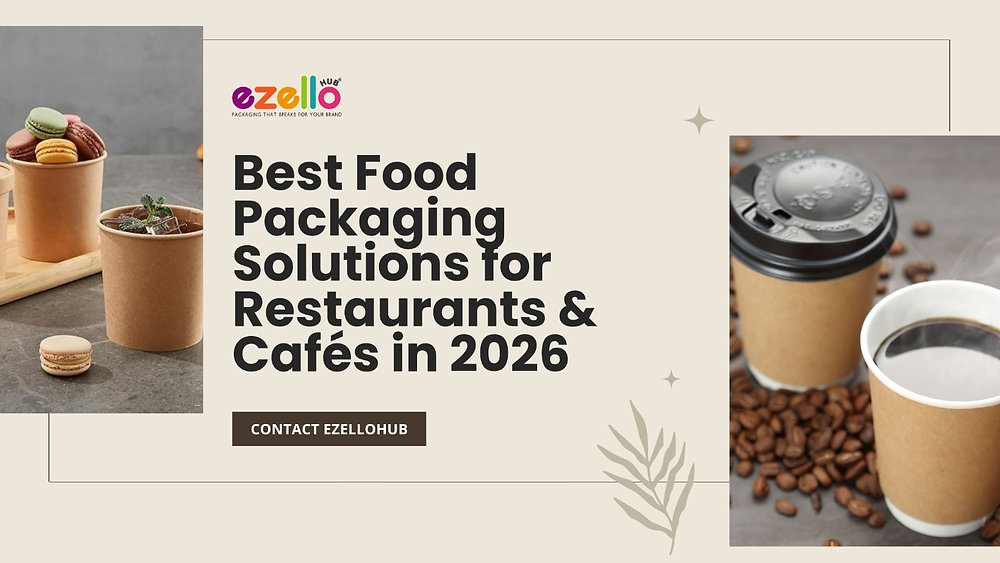 Best Food Packaging Solutions for Restaurants & Cafes in 2026