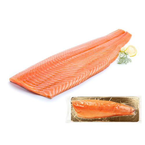 Salmon Fillet Slab with Skin (750-950g / pack) | Seafood Turbo