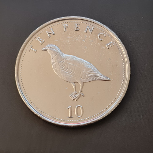 Gibraltar Partridge 10p - 2014 | Rock Numismatics