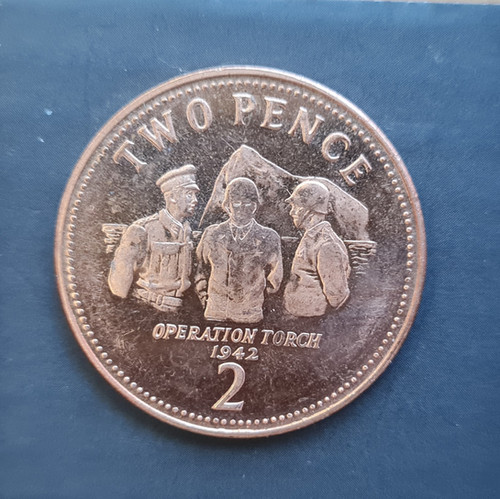 Gibraltar Operation Torch 2p - 2013 | Rock Numismatics