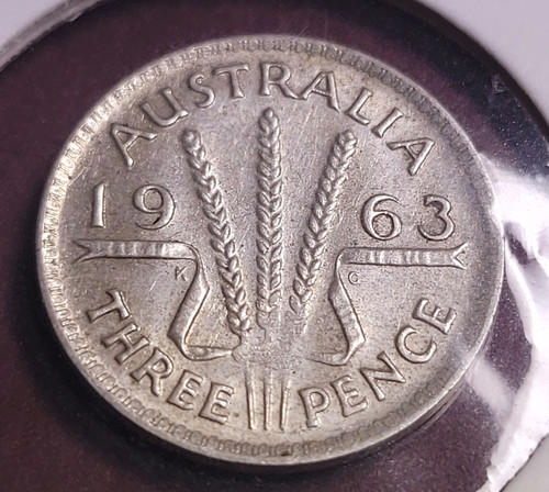 Australia Three Pence coin 1963 Error Die Fill | My Vxw Site 0gtt42 1