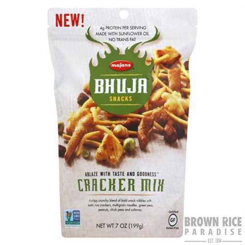Bhuja Snacks Cracker Mix, 7 OZ | Brown Rice Paradise